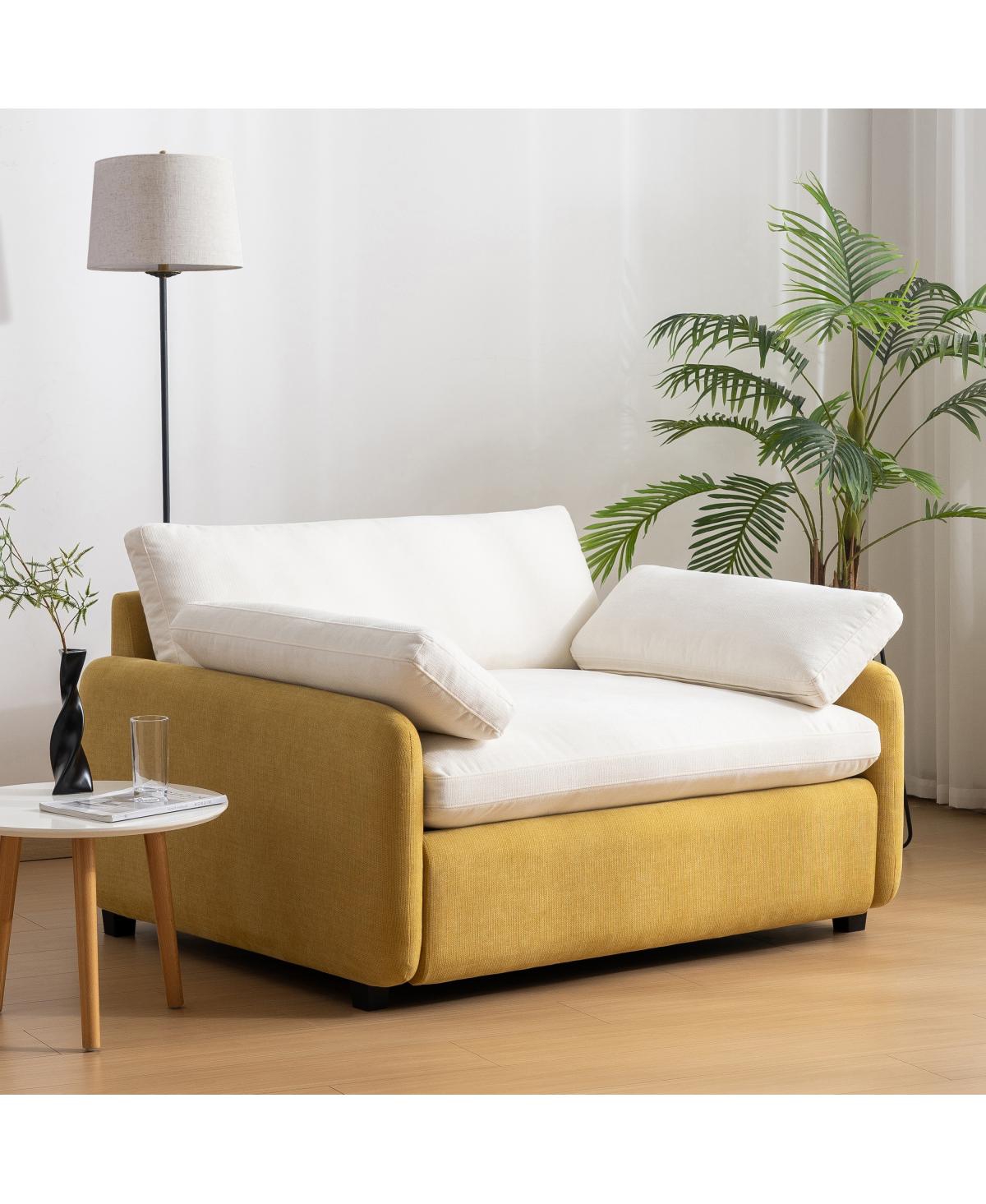 Click here for Streamdale Furniture Oversized Chenille Sofa Chair... prices