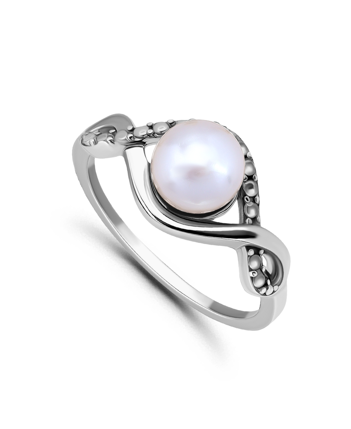 Click here for Macys 1/4 cttw Cubic Zirconia 7mm Imitation Pearl... prices