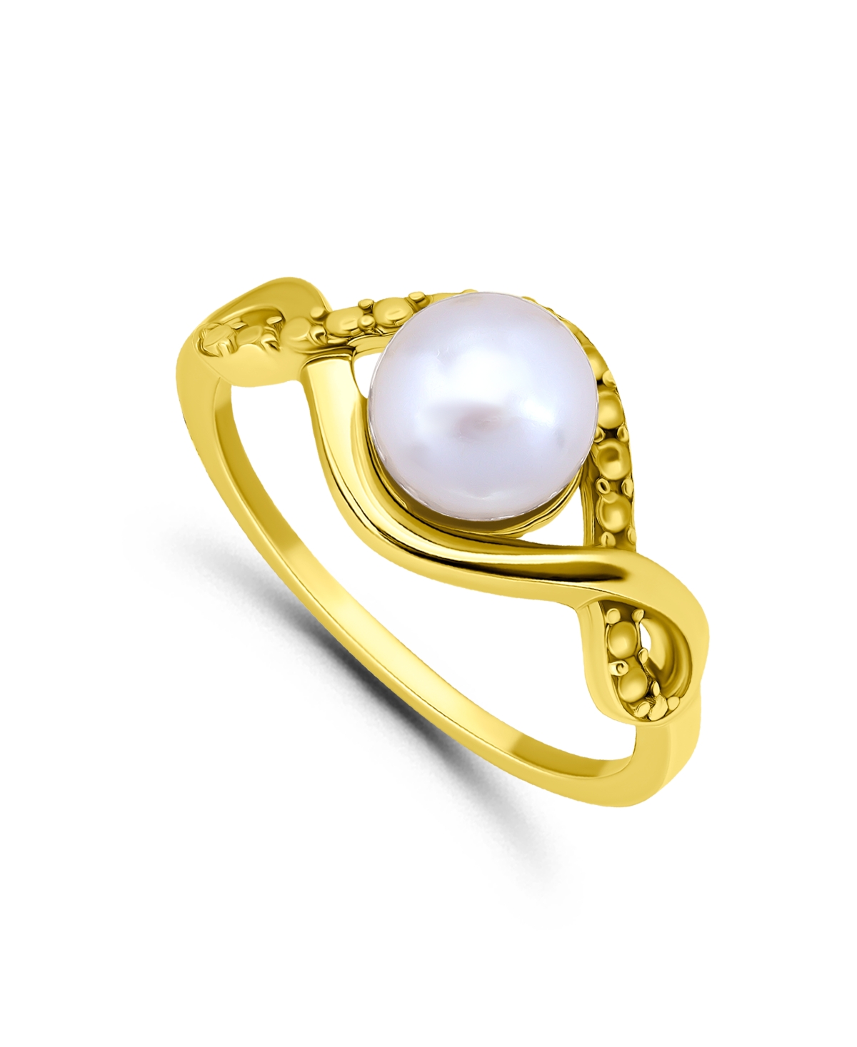 Click here for Macys 1/4 cttw Cubic Zirconia 7mm Imitation Pearl... prices