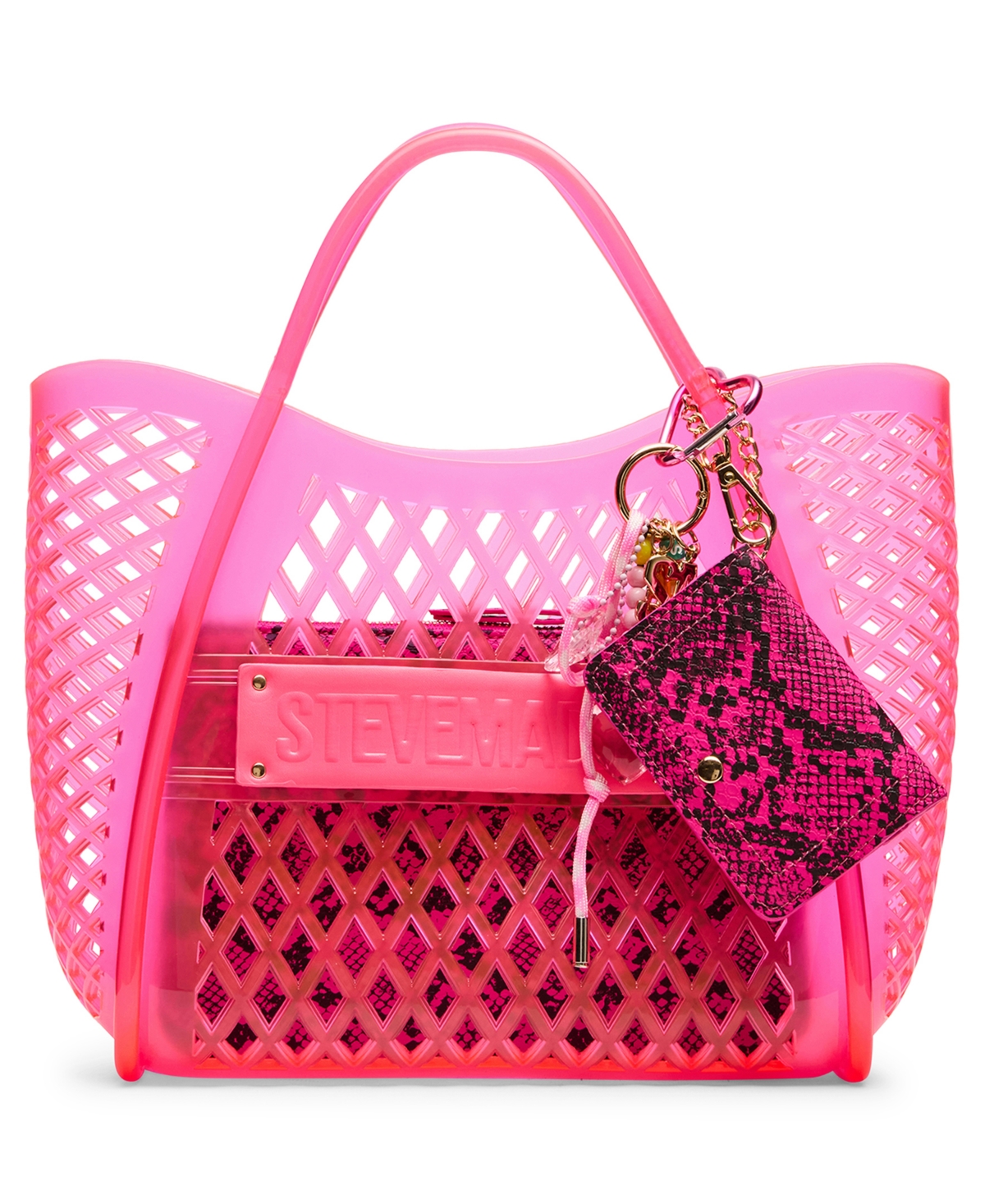 Click here for Steve Madden Bjuicyy Medium Tote Bag - Pink prices