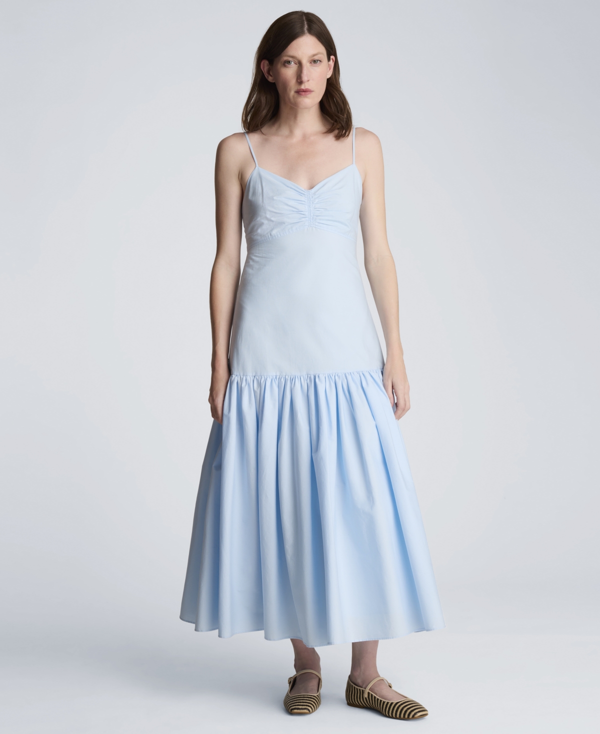 Click here for Kenneth Cole Womens Sweetheart Neck Bubble Flounce... prices