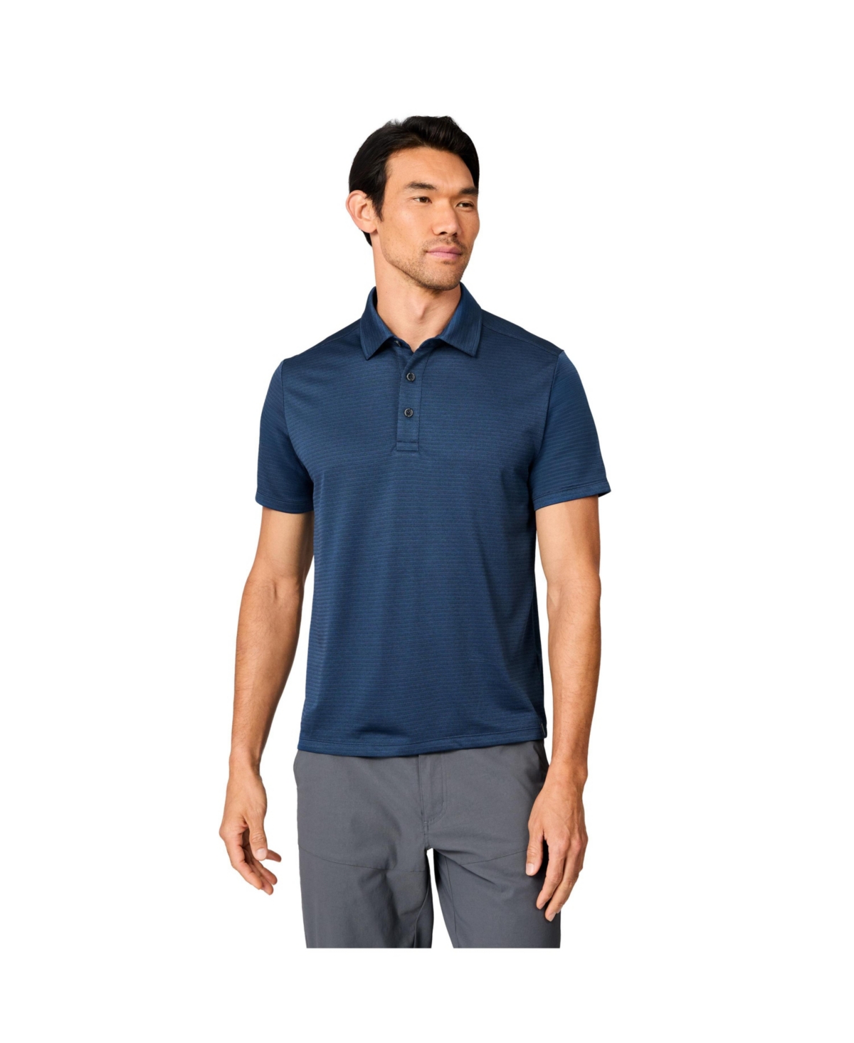 Click here for Free Country Mens Tech Jacquard Polo Shirt - Trail... prices