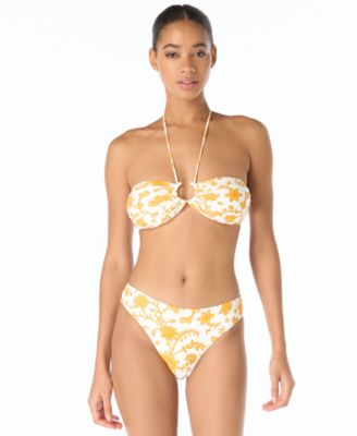 Click here for Michael Kors Bandeau Bikini Top High Leg Bottoms prices