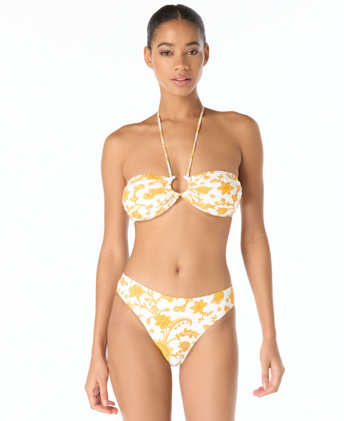 Click here for Michael Michael Kors Womens Bandeau Neck Bikini To... prices