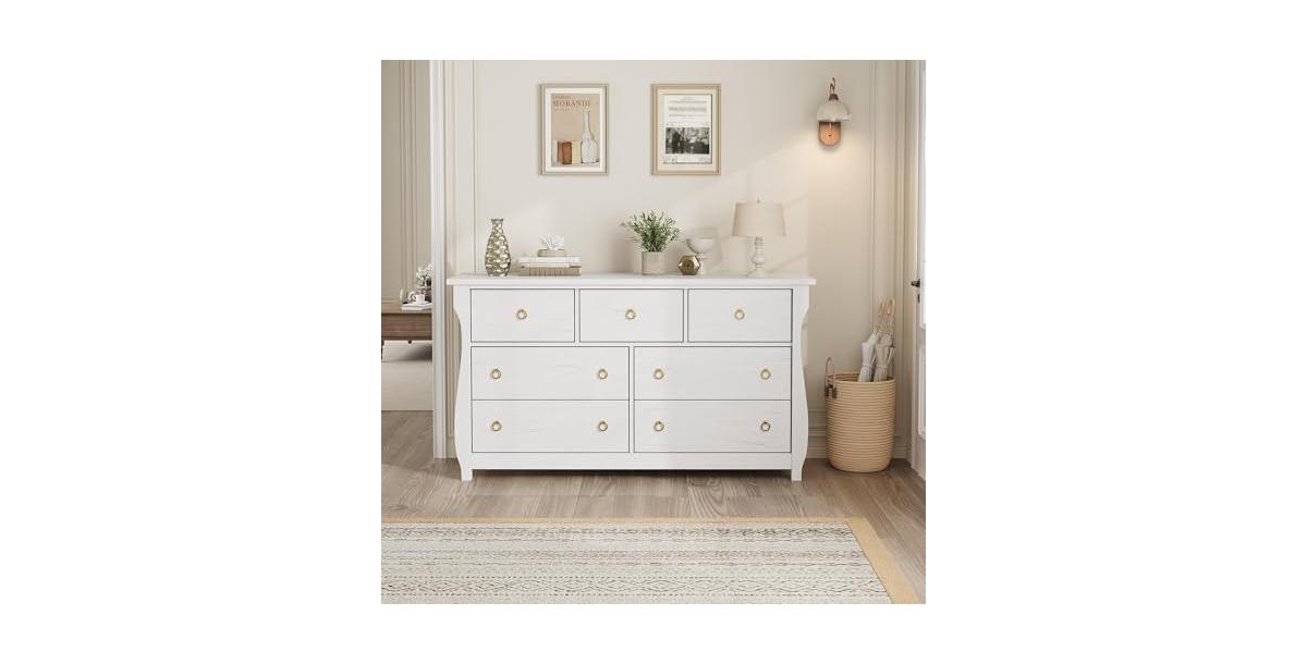 Click here for gaomon Dresser for Bedroom  Modern Wood 7 Drawer D... prices