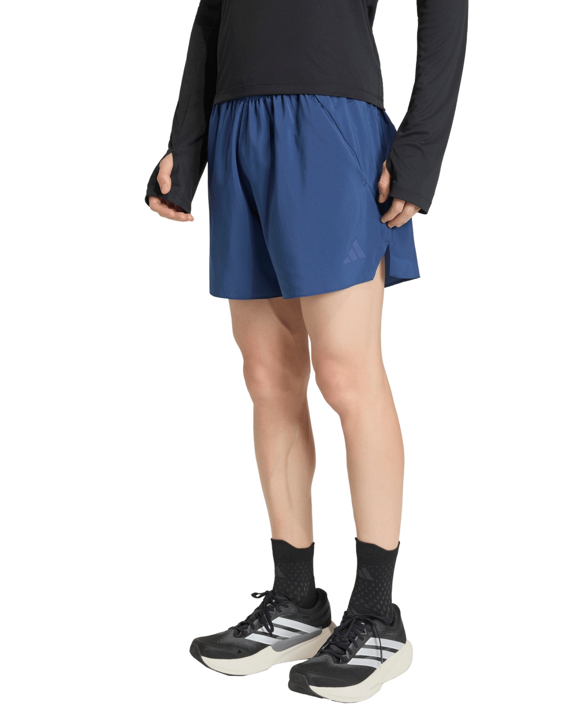 Click here for adidas Mens Regular-Fit Running Shorts - Tech Indi... prices