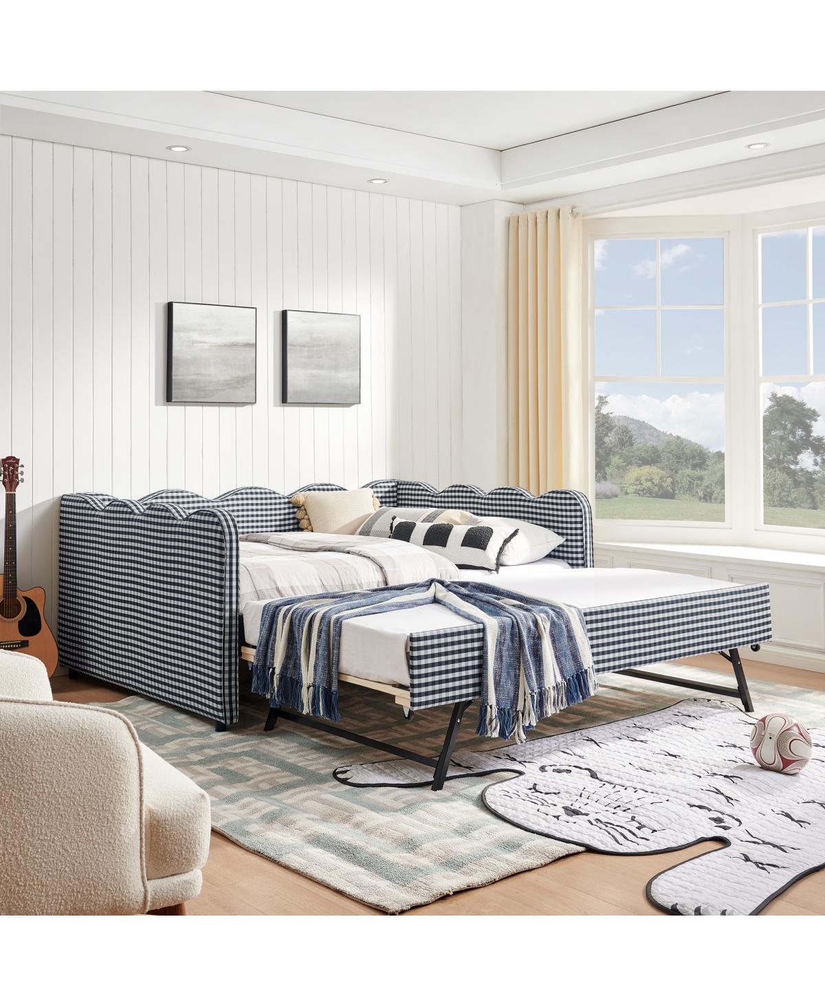 Click here for Streamdale Furniture Cozy Gingham Daybed with Twin... prices