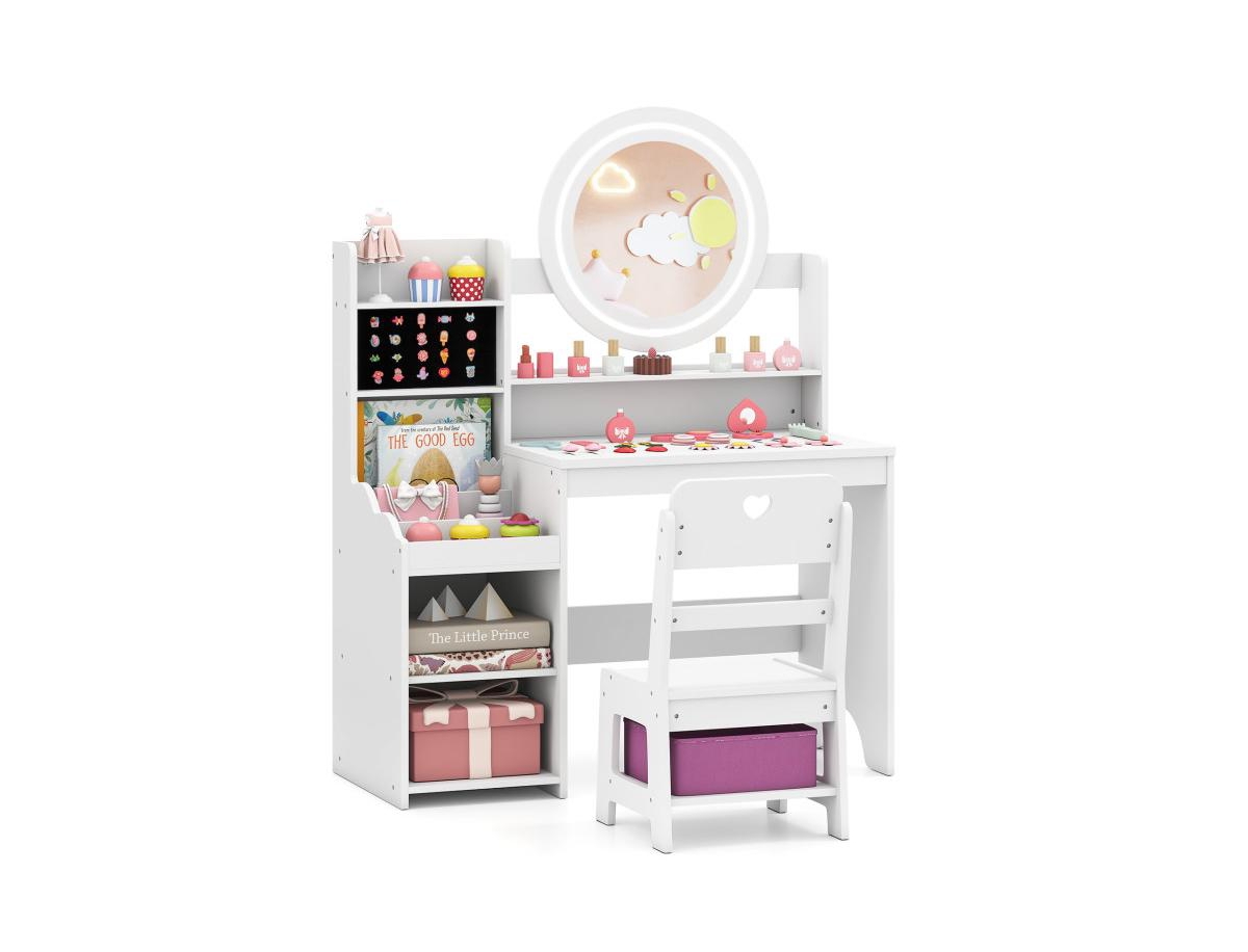 Click here for Slickblue Children s Lighted Vanity Desk Pretend P... prices