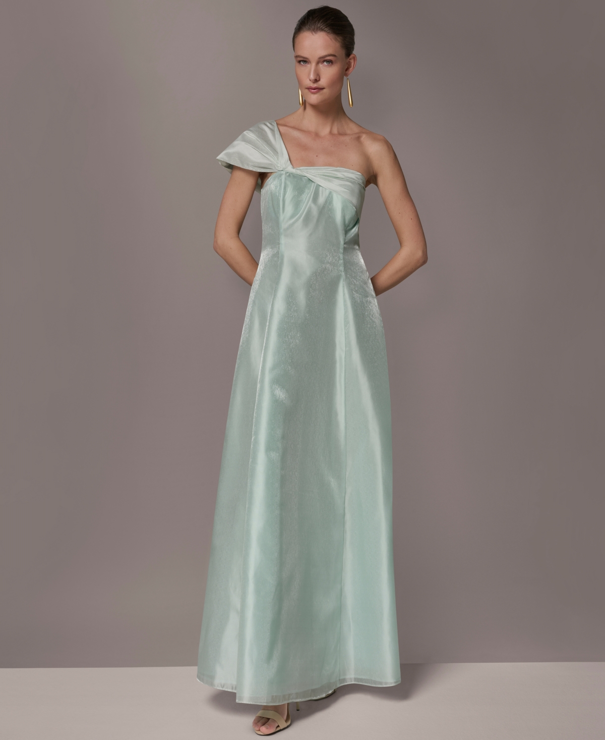 Click here for Donna Karan New York Petite One-Shoulder Ball Gown... prices