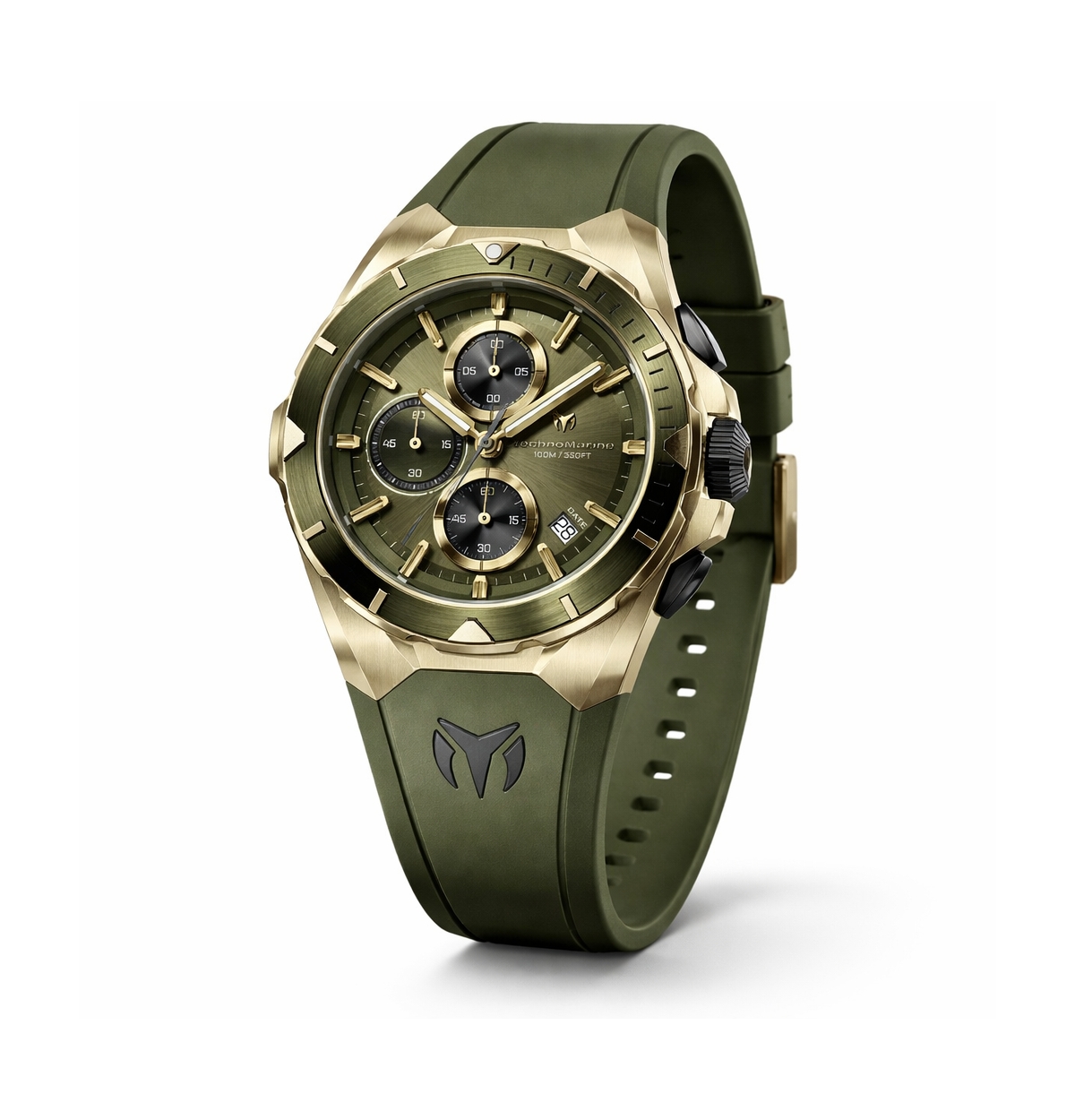 Click here for Technomarine Mens Olive Green Dial Watch - Green prices