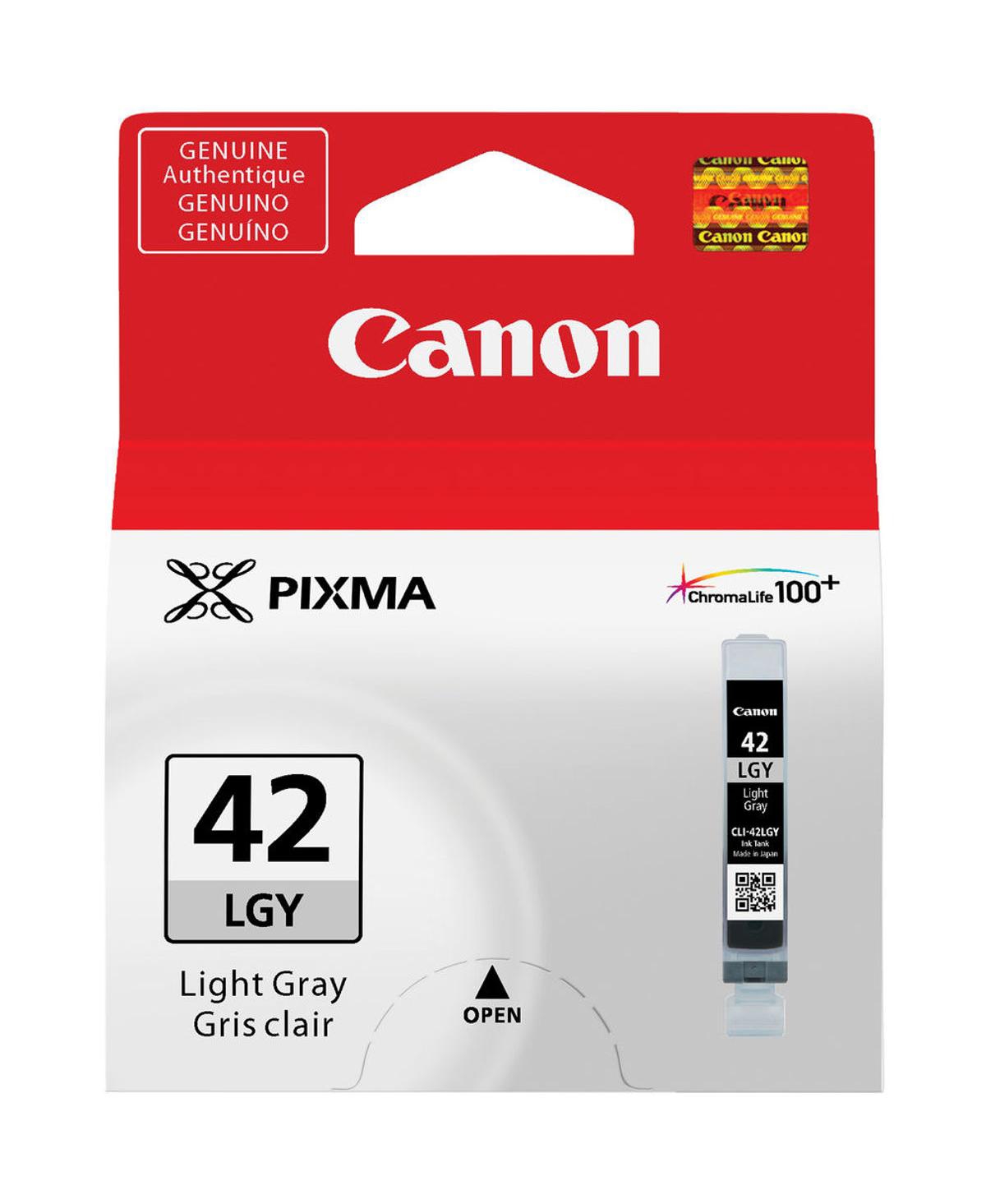 Click here for Canon Cli-42 Light Gray Ink Cartridge - Gray prices