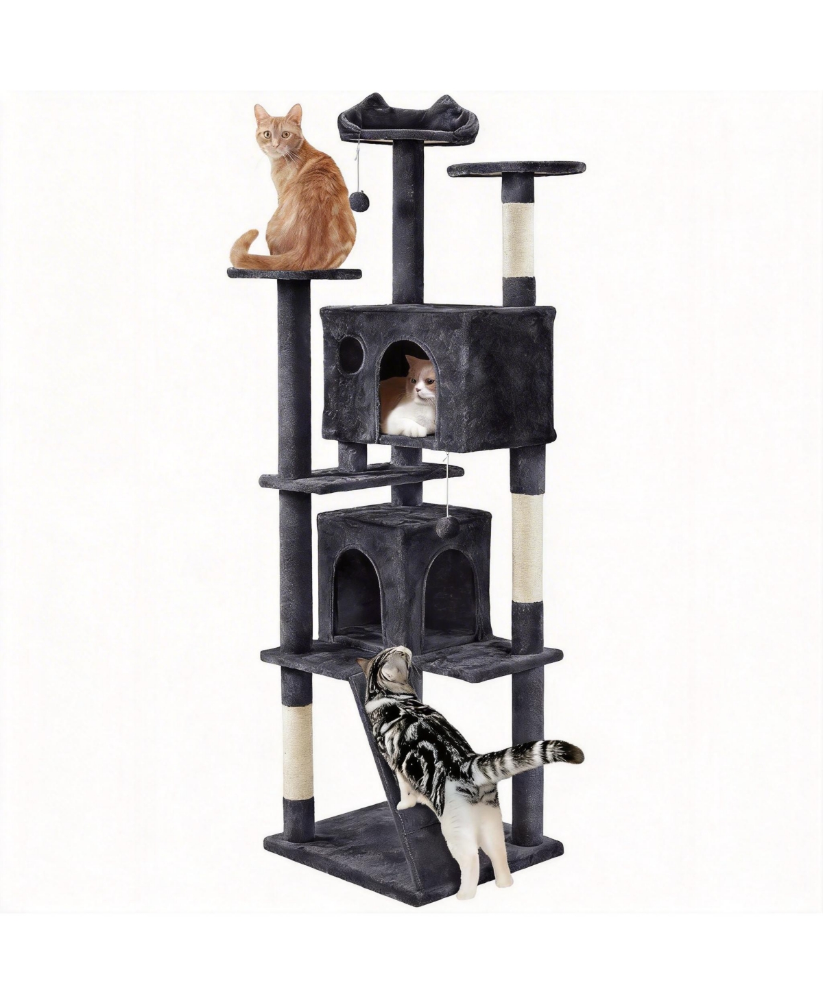 Click here for Aronkl Multi-level Cat Tree Tower with Cat-ear Per... prices
