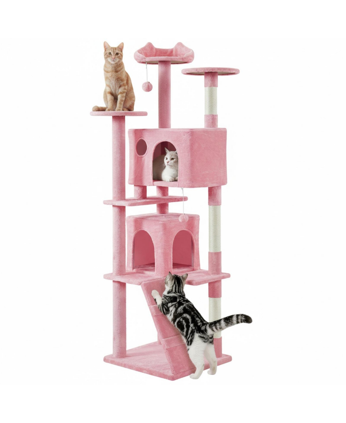 Click here for Aronkl Multi-level Cat Tree Tower with Cat-ear Per... prices