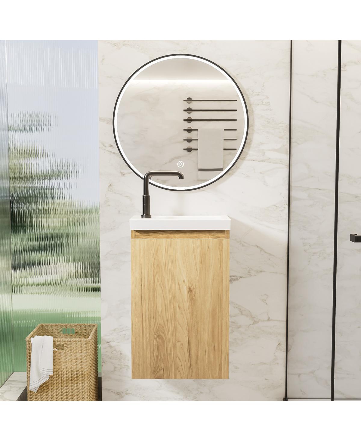 Click here for Sillysis 16" Wall Mounted Bathroom Vanity wit... prices