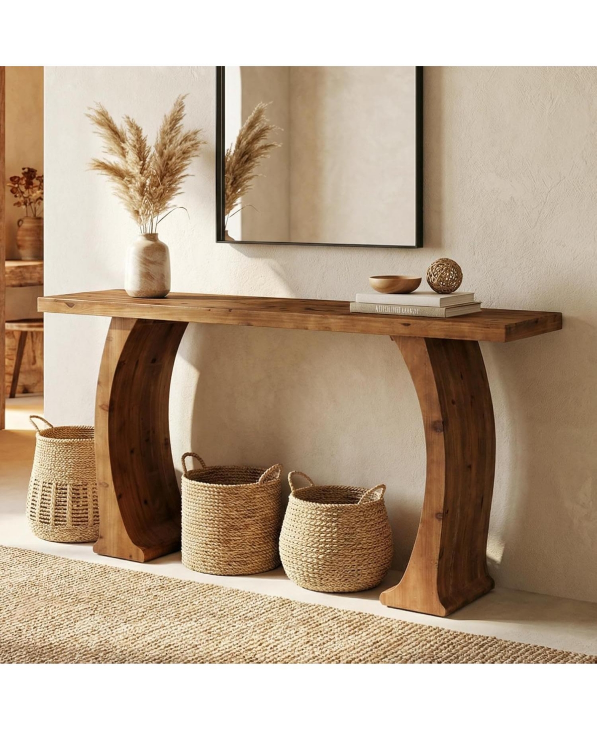 Click here for Tribesigns Farmhouse Console Table for Living Room... prices
