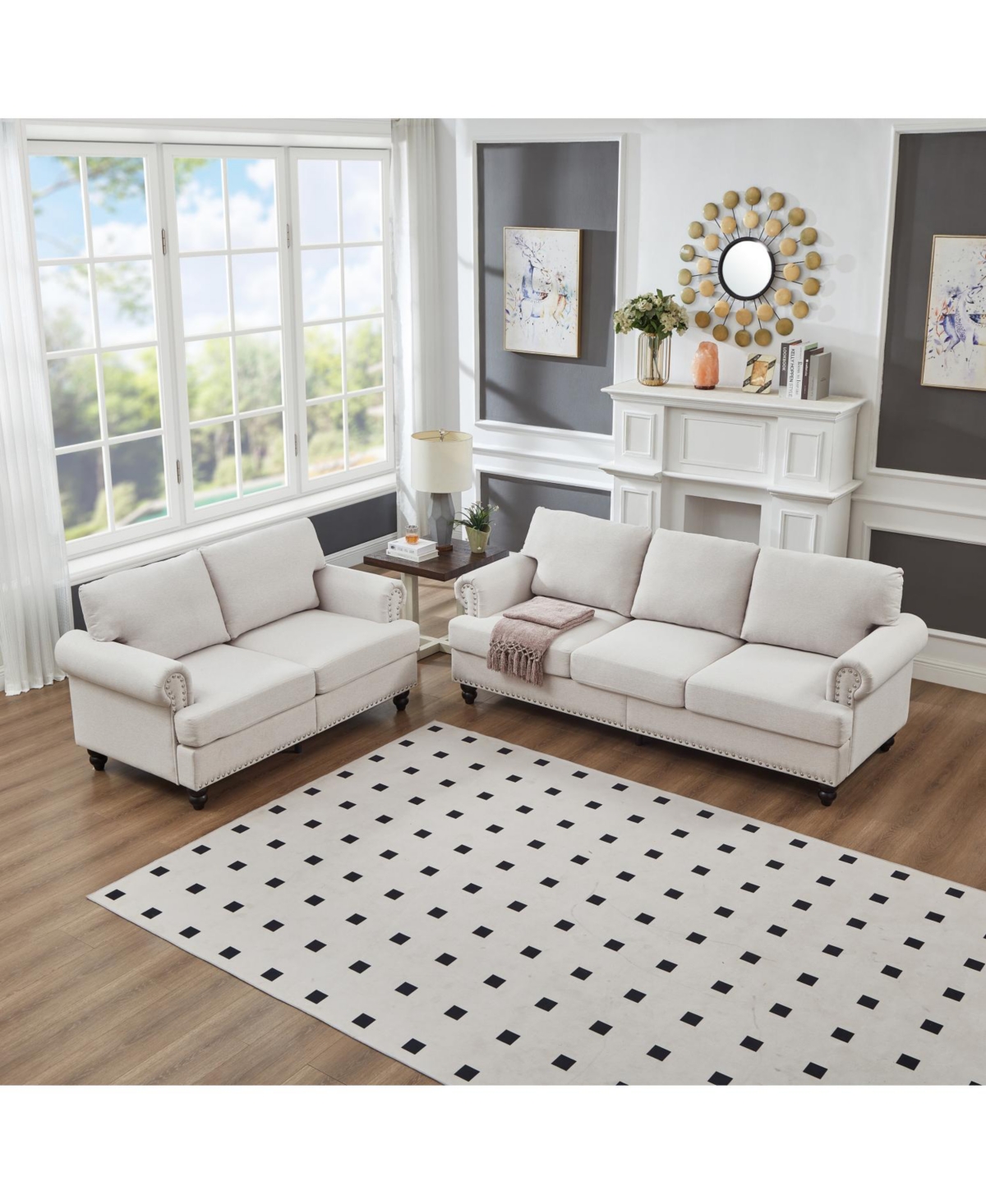 Click here for Streamdale Furniture Modern Classic Sofa 2+3 Seate... prices
