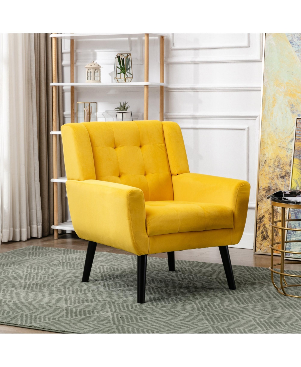 Click here for Clihome Modern Soft Velvet Accent Chair Dining Cha... prices