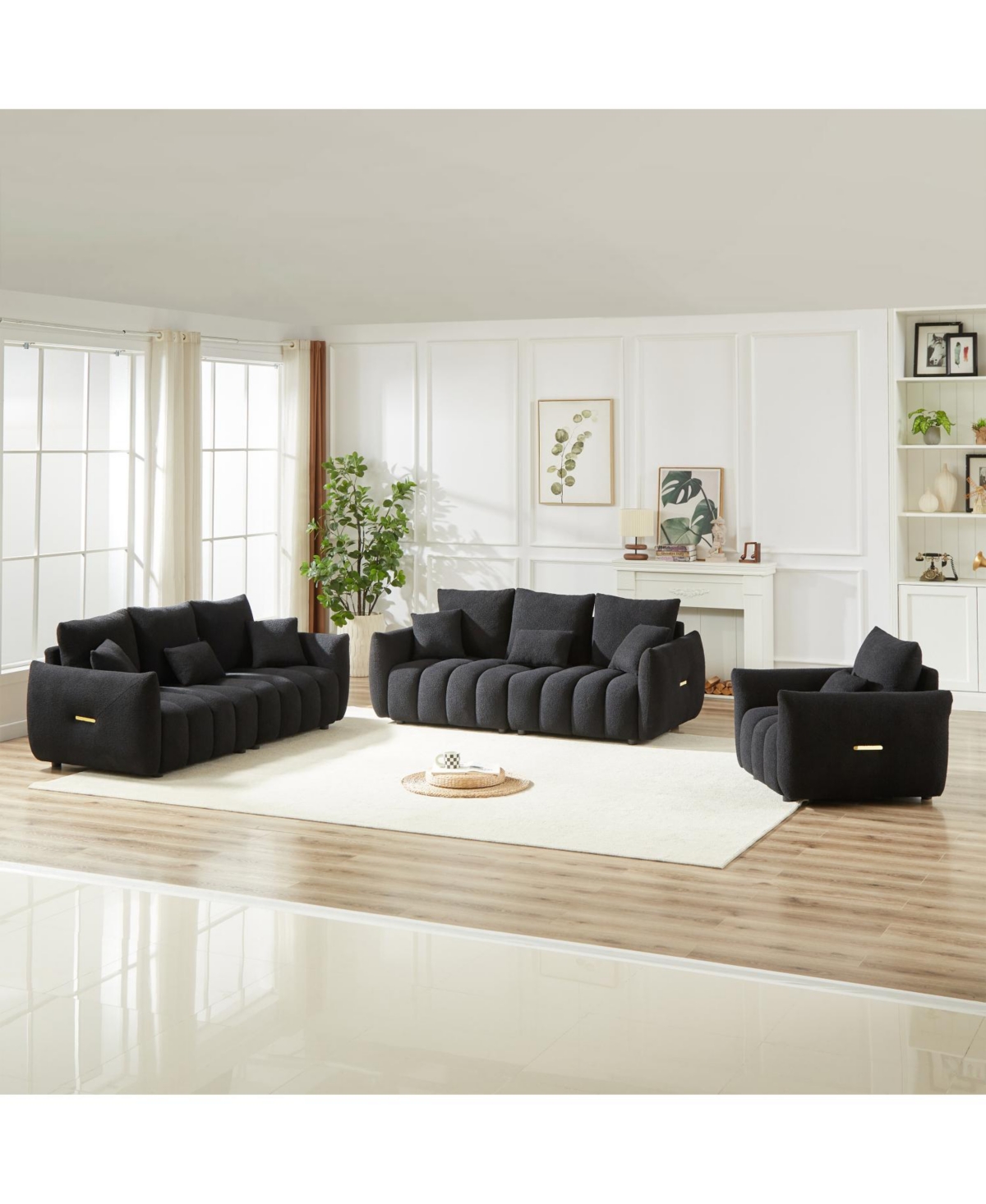 Click here for Streamdale 1+3+3 Seater Teddy Sofa  Modern Living... prices