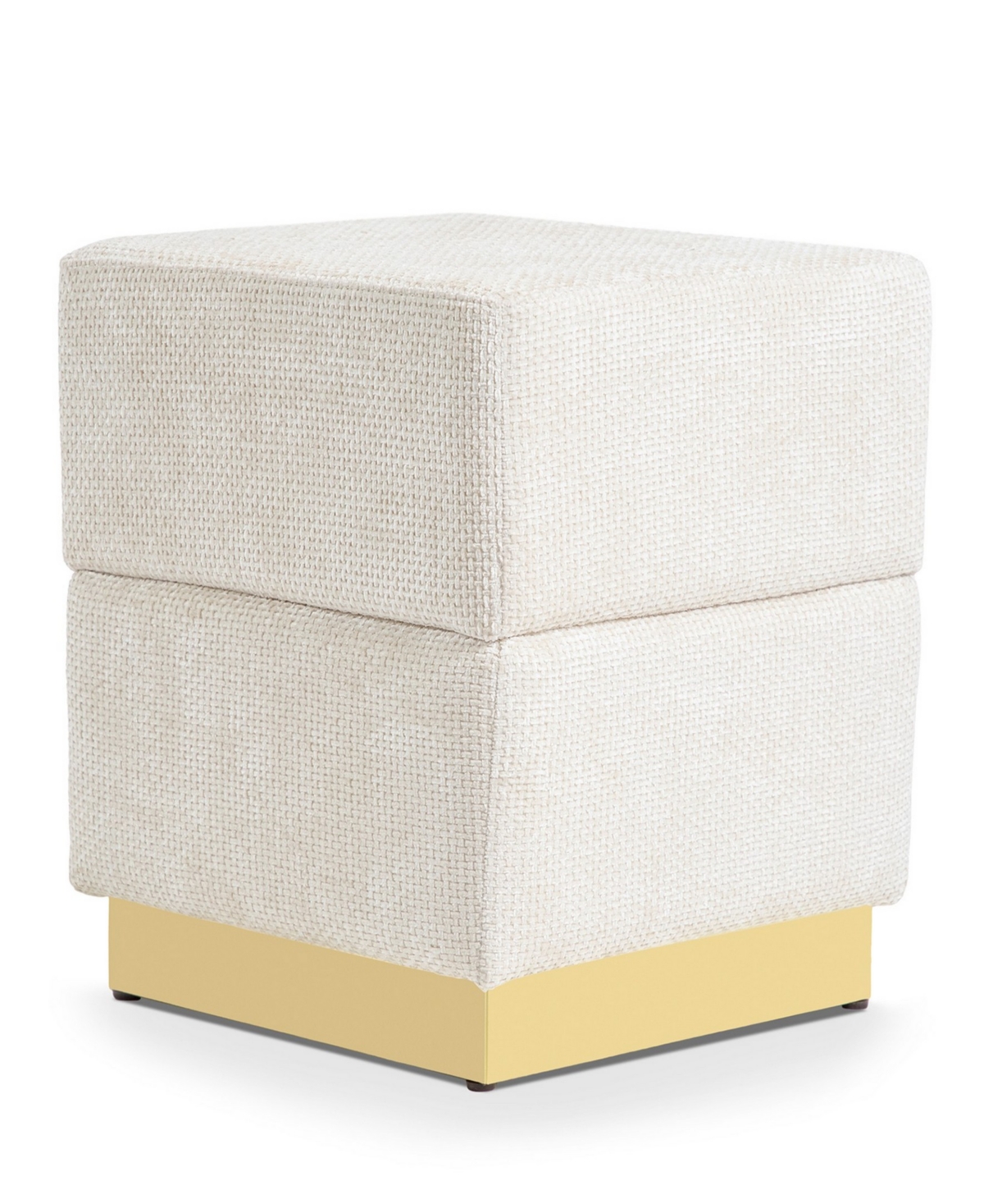 Click here for Dashiell 15 Chenille Cube Storage Ottoman - Beige prices
