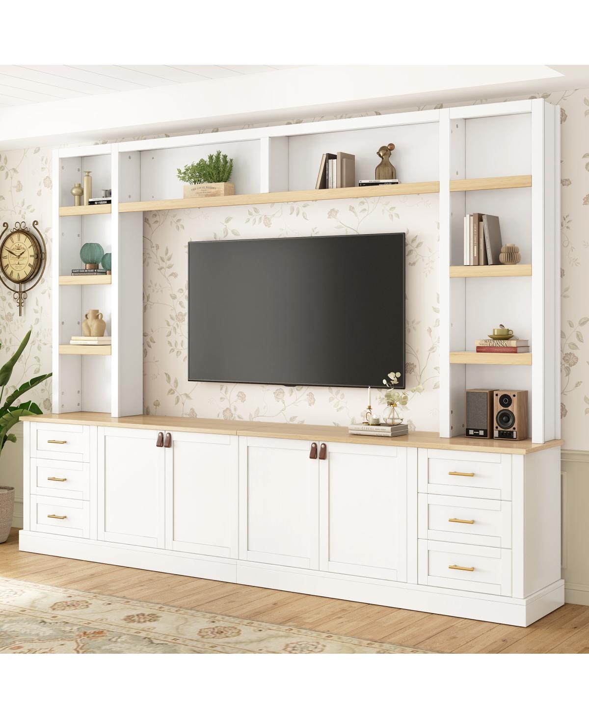 Click here for Streamdale Furniture Farmhouse 4-Piece Entertainme... prices