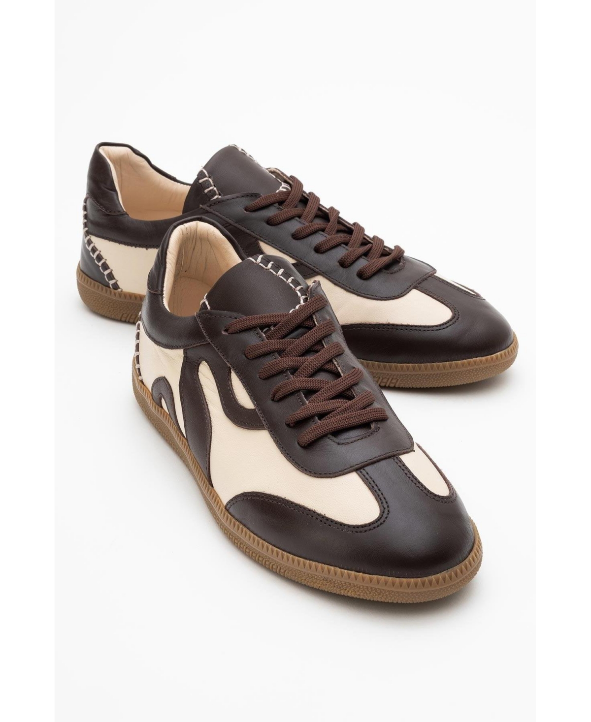 Click here for Forever & Always Womens Shoes Perry Leather Sneake... prices