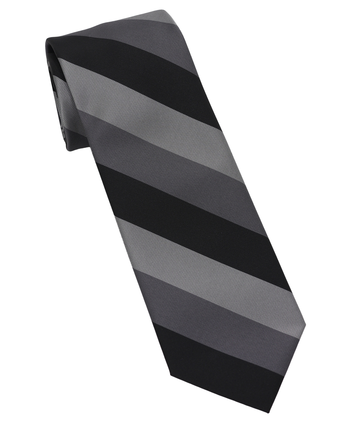 Click here for Dkny Mens Slim Design Striped Neck Tie - Black/Gra... prices