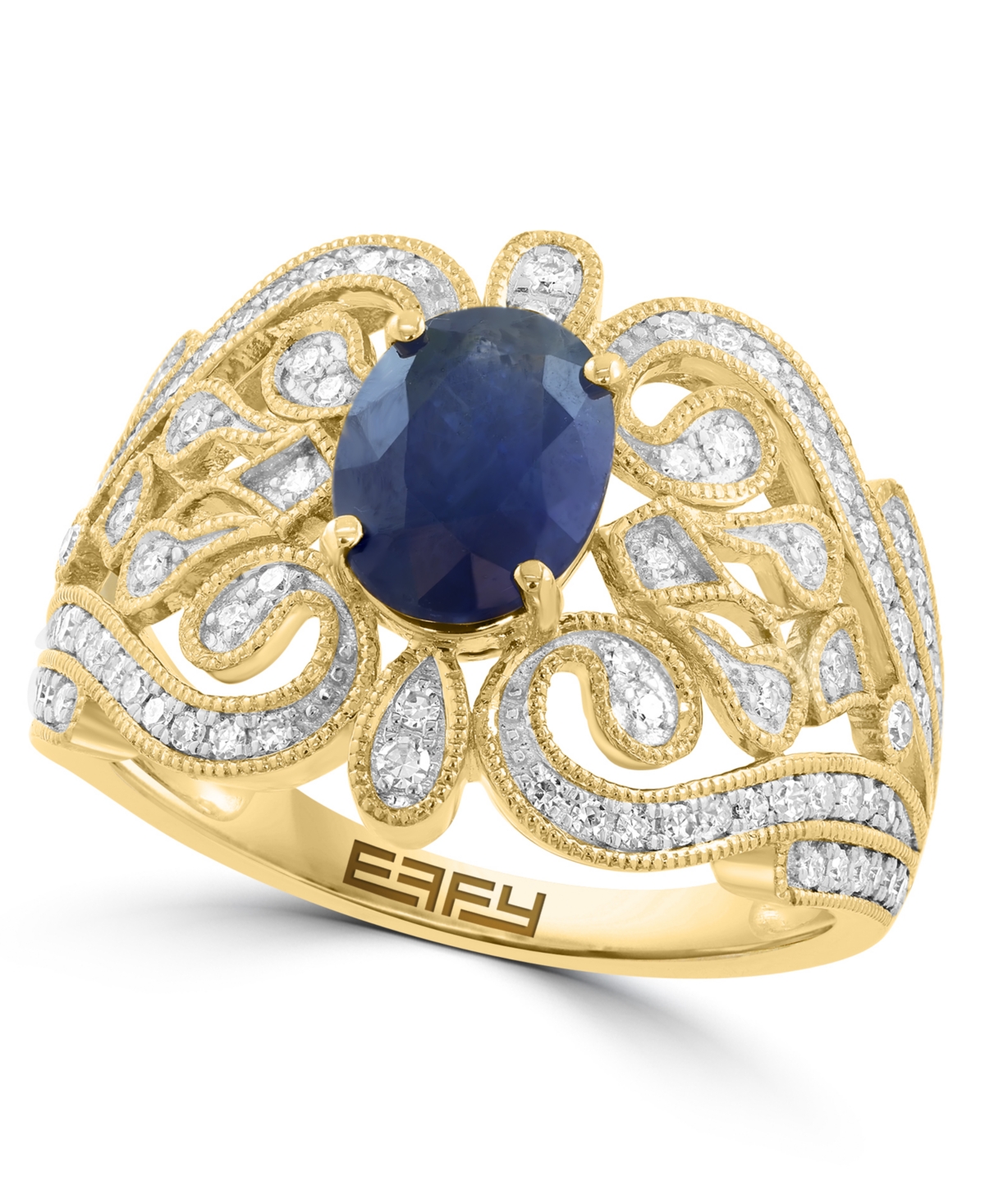 Click here for Effy Collection Sapphire (1-1/3 ct. t.w.) & Diamon... prices