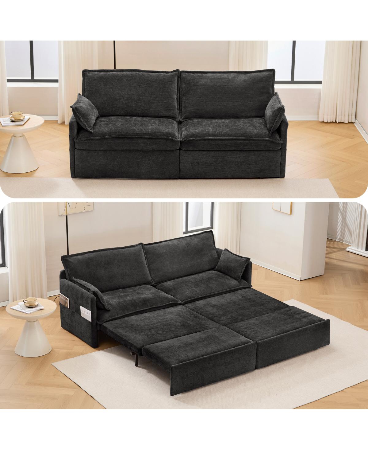 Click here for Streamdale Furniture Versatile 3-in-1 Chenille Sle... prices