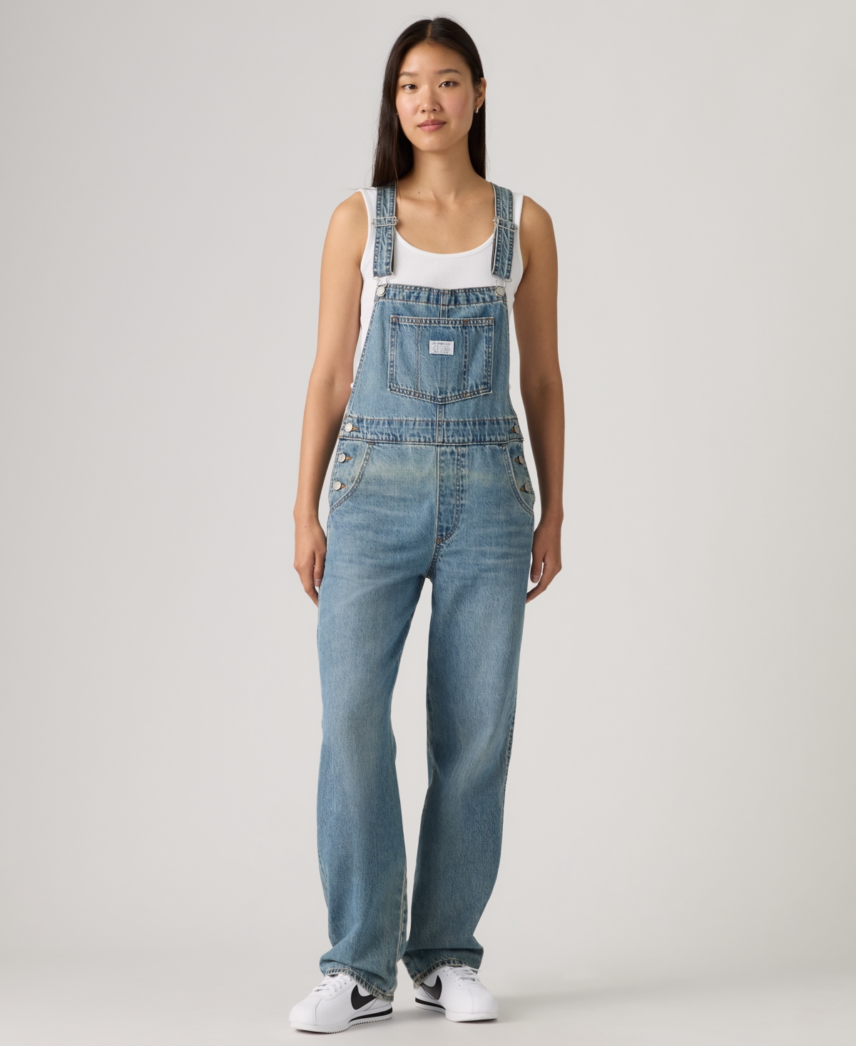 Click here for Levis Womens Vintage-Inspired Drapey Fit Denim Ove... prices