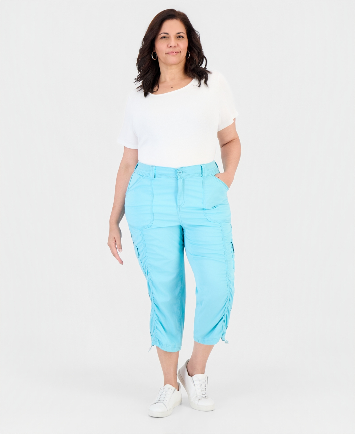 Click here for Style & Co Plus Size Cargo Capri Pants  Macys Excl... prices