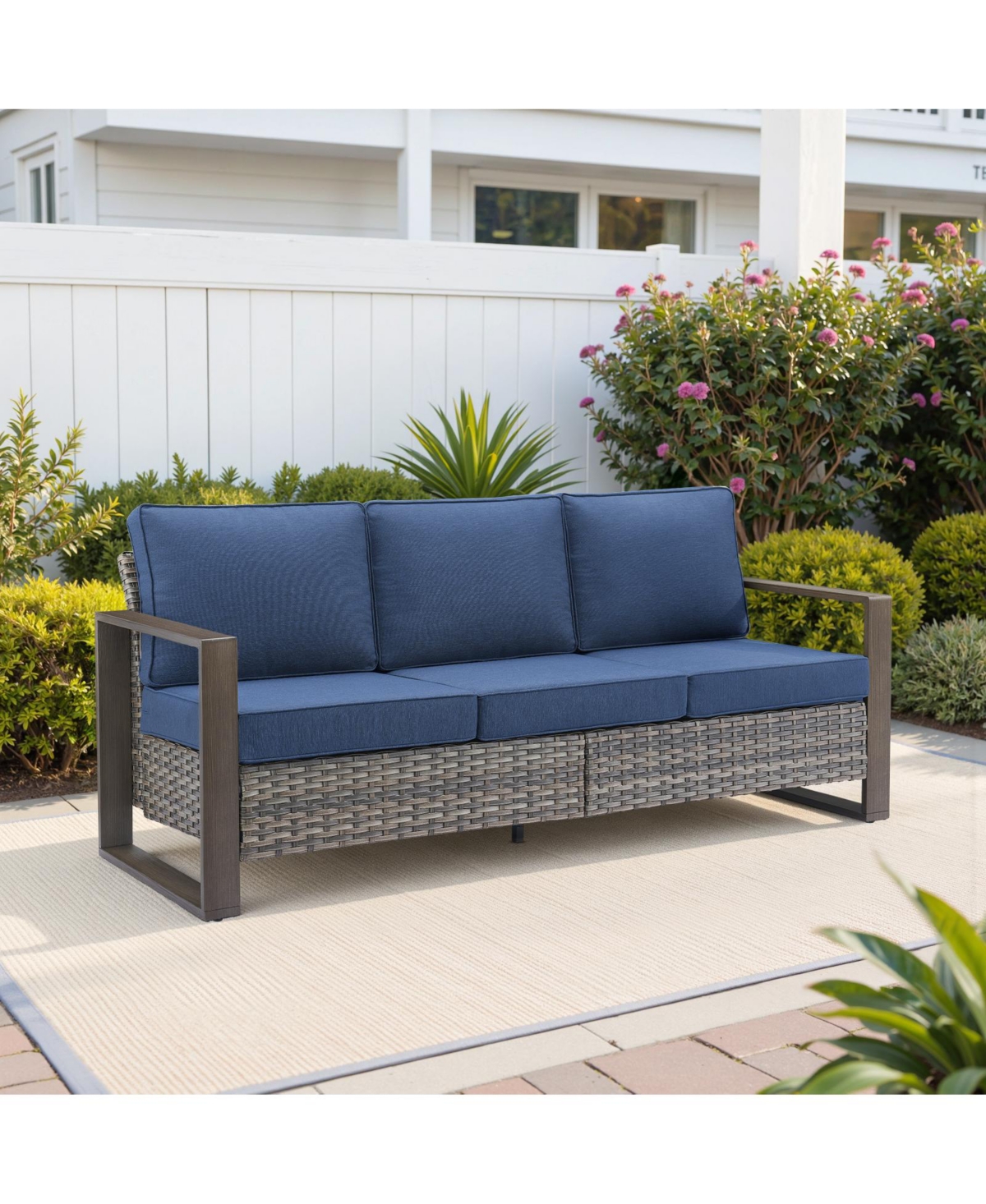 Click here for Gymojoy Outdoor Patio Couch  3 Seater Outdoor Wick... prices