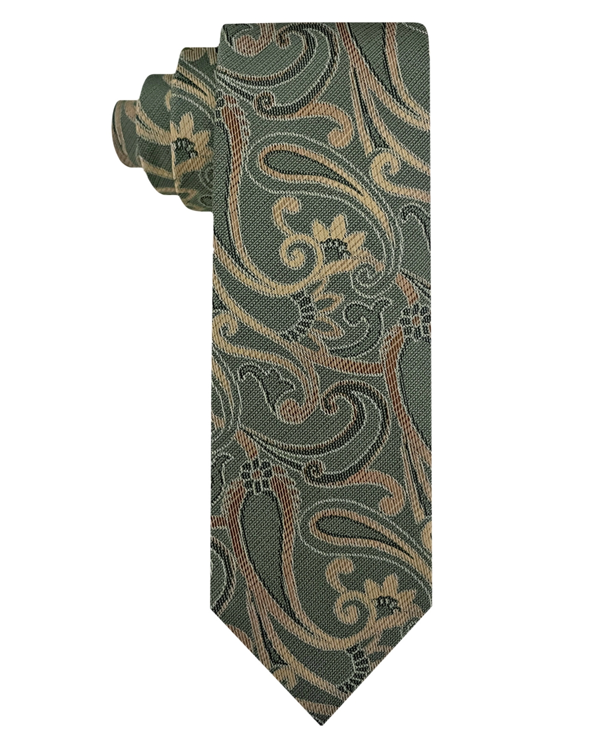 Click here for Van Heusen Mens All-Over Paisley Tie - Mint prices