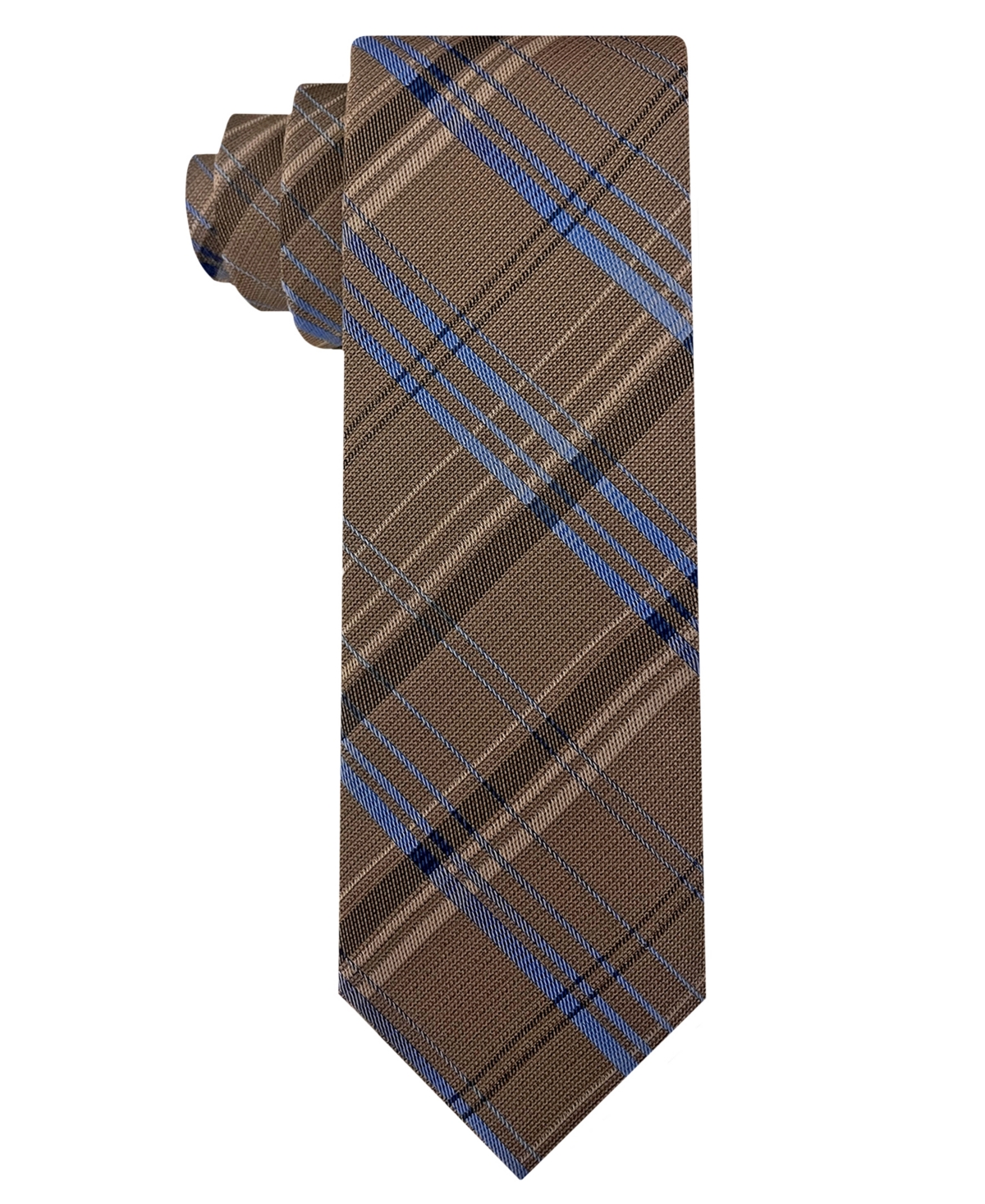 Click here for Van Heusen Mens Plaid Tie - Taupe prices