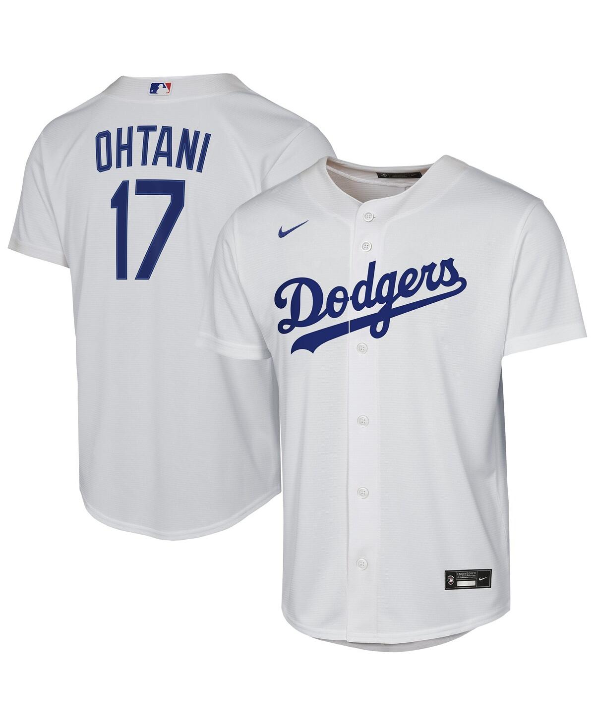 Click here for Nike Big Boys and Girls Shohei Ohtani White Los An... prices