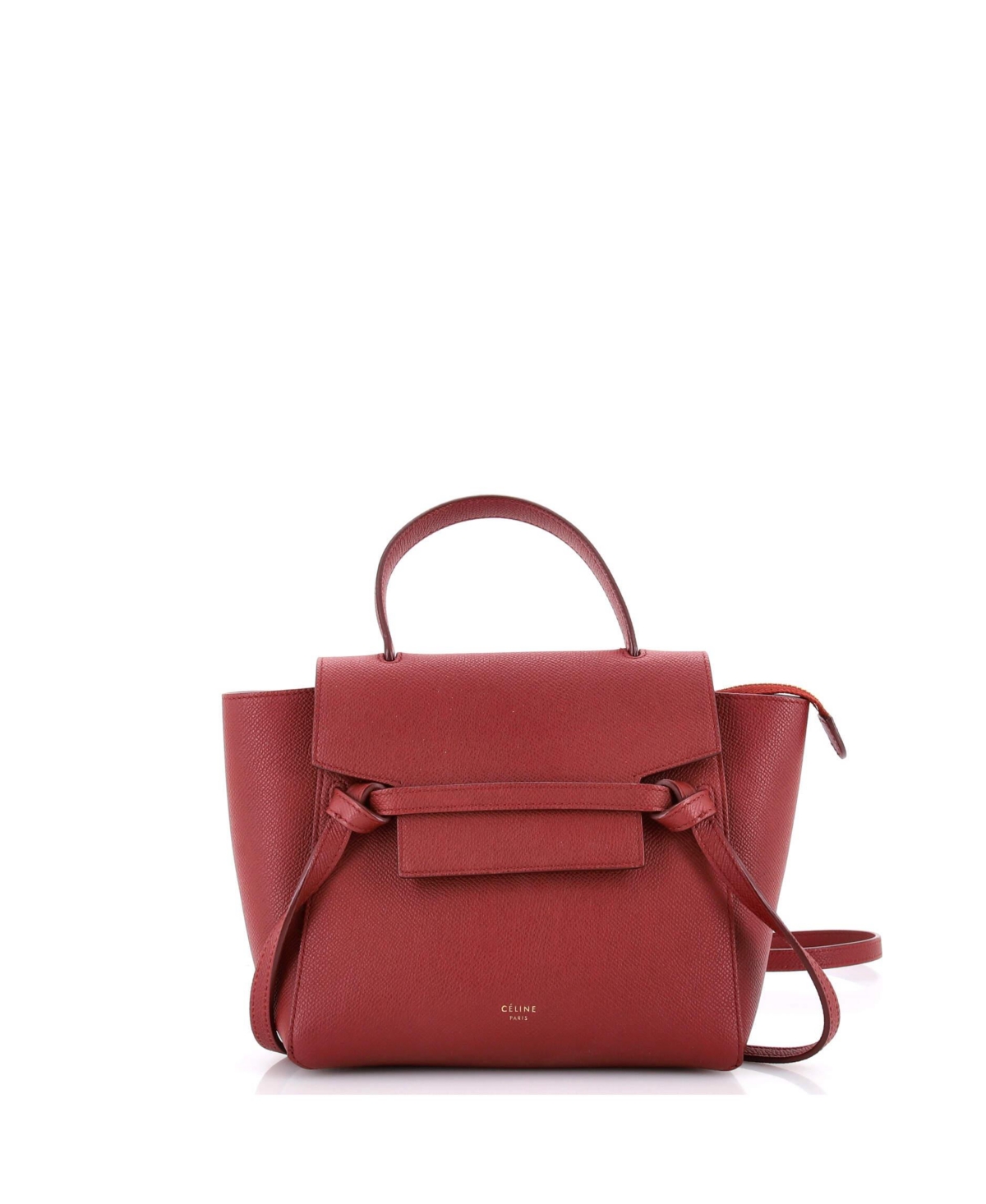 Click here for Pre-Owned Celine Nano Belt Bag Textured Leather -... prices