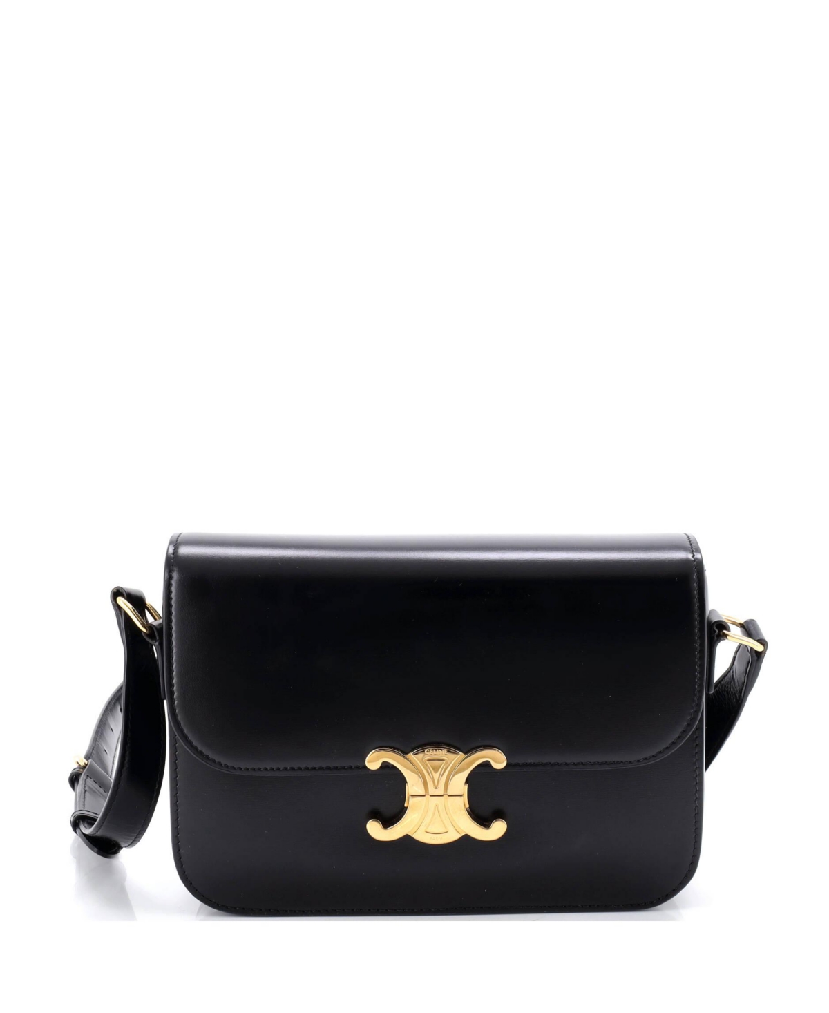 Click here for Pre-Owned Celine Medium Triomphe Shoulder Bag Smoo... prices