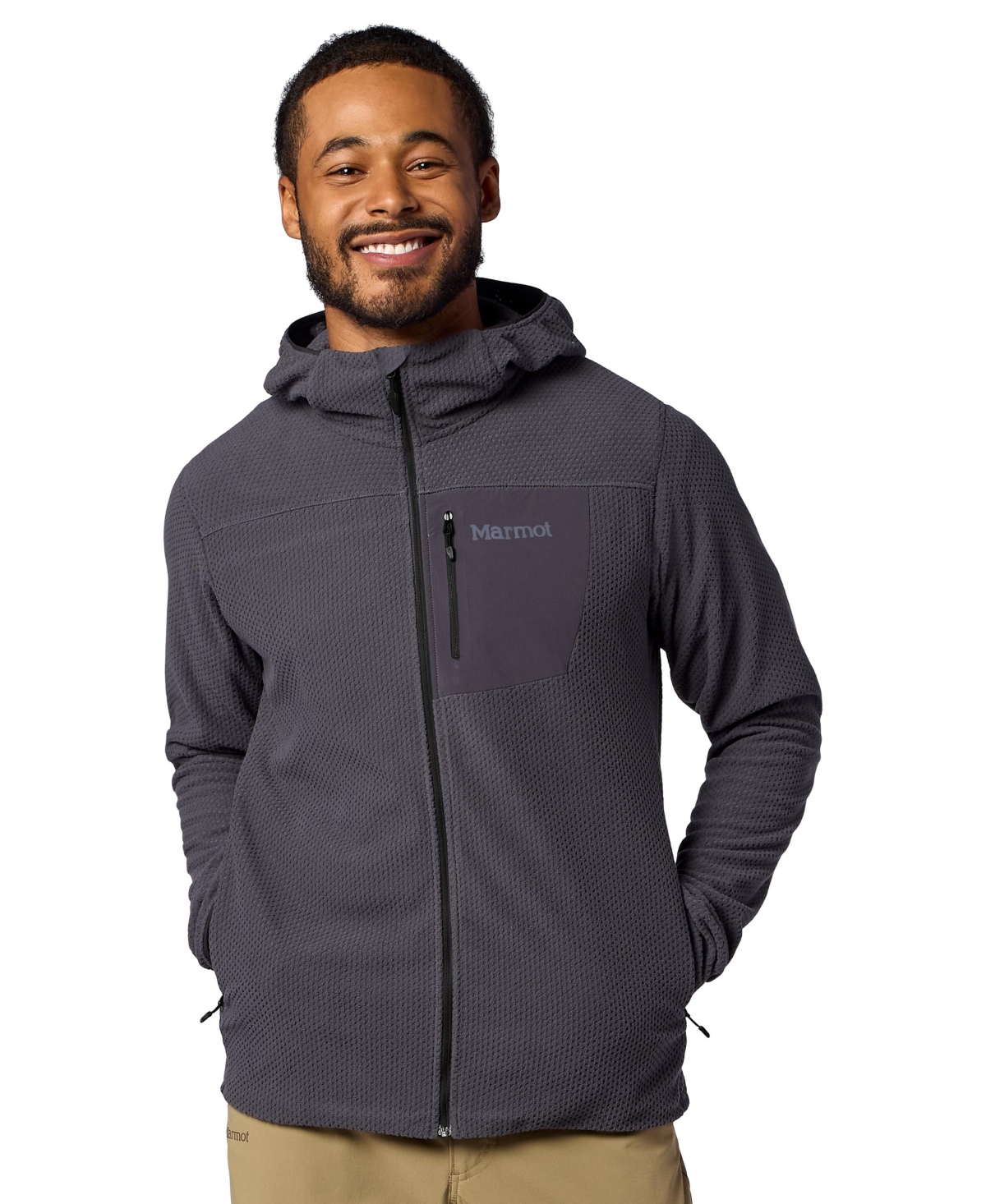 Click here for Marmot Mens AirFleece Hooded Half-Zip Fleece Jacke... prices