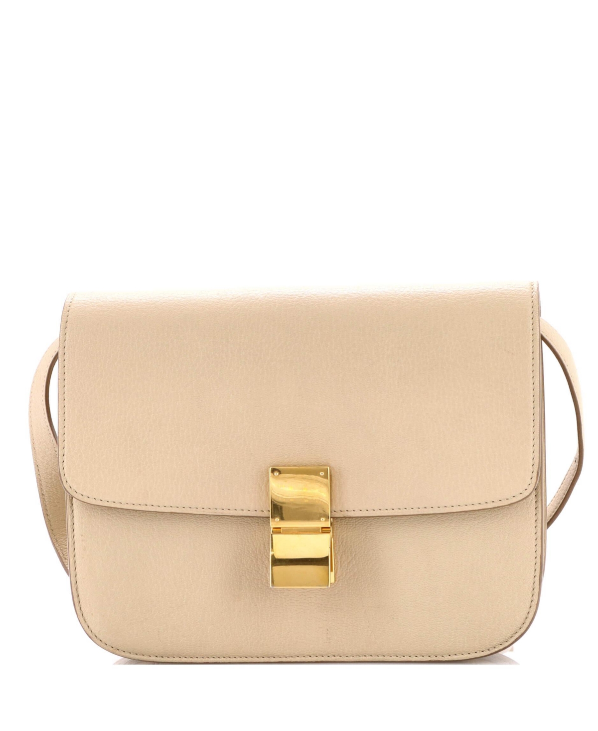 Click here for Pre-Owned Celine Medium Classic Box Bag Grainy Lea... prices