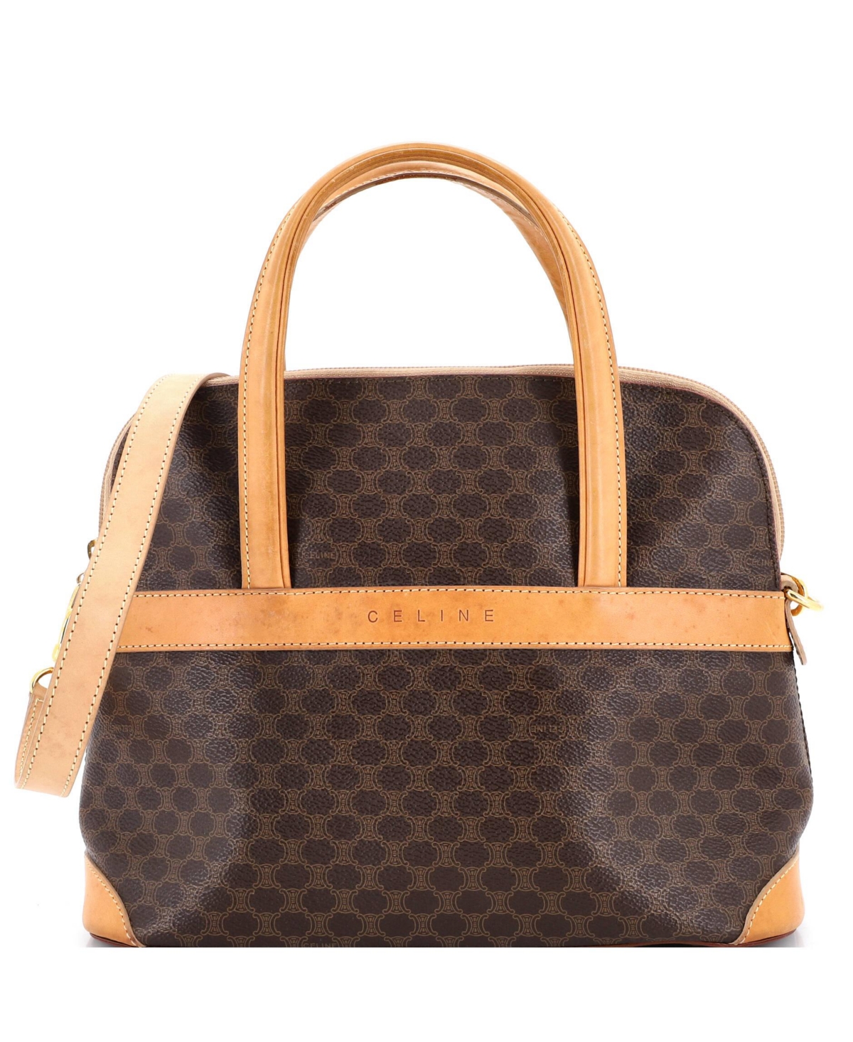 Click here for Pre-Owned Celine Vintage Logo Convertible Zip Tote... prices