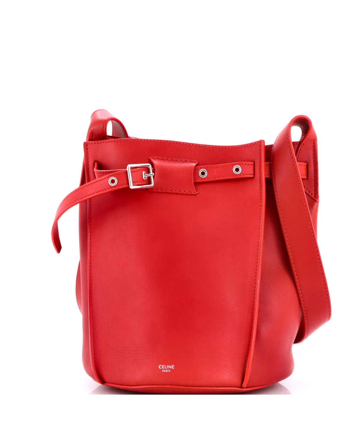 Click here for Pre-Owned Celine Long Strap Big Bag Bucket Leather... prices