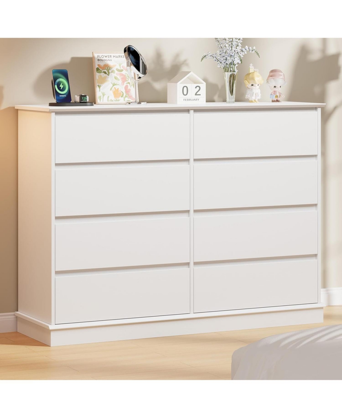 Click here for gaomon 8 Drawer Double Dresser for Bedroom  51... prices