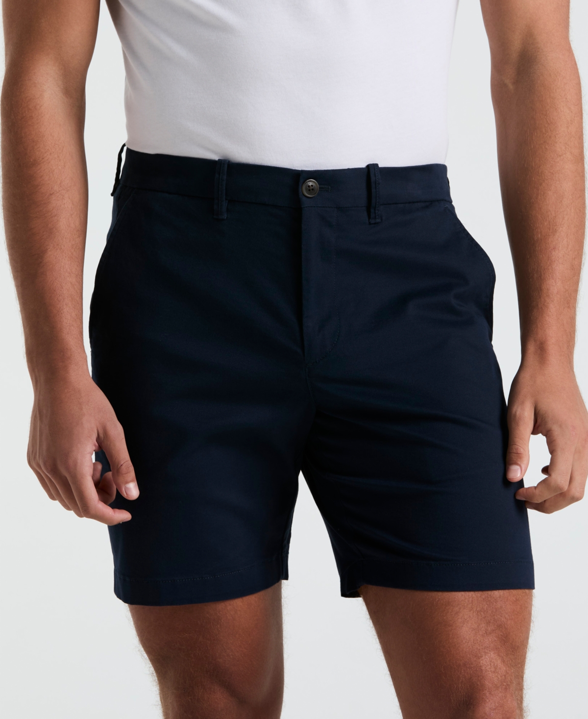 Click here for Original Penguin Mens Slim Fit 8 Chino Shorts - Da... prices