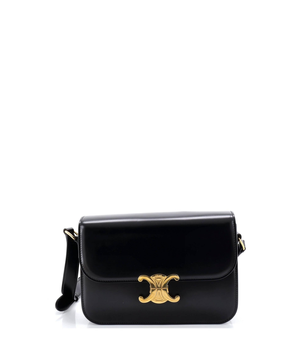 Click here for Pre-Owned Celine Medium Triomphe Shoulder Bag Smoo... prices