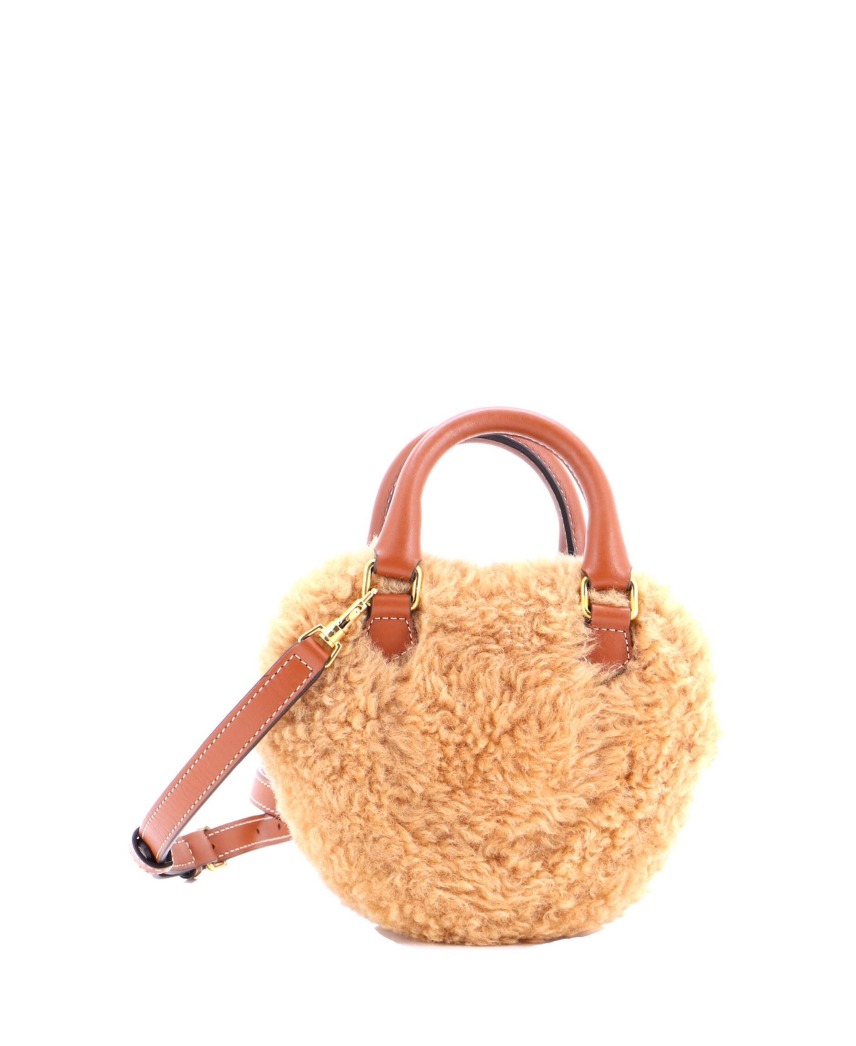 Click here for Pre-Owned Celine Medium Heart Bag Shearling with L... prices