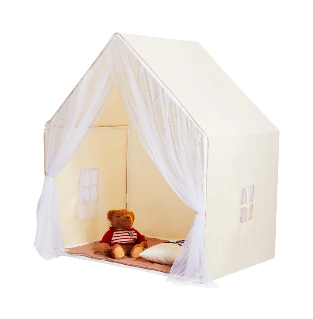 Click here for Lycvki Beige Kids Play Tent Childrens Tent with Ma... prices