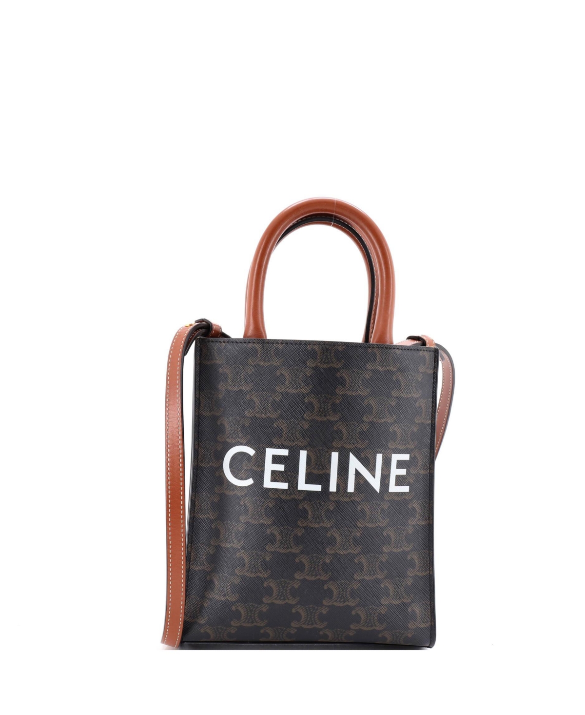 Click here for Pre-Owned Celine Mini Vertical Cabas Tote Triomphe... prices