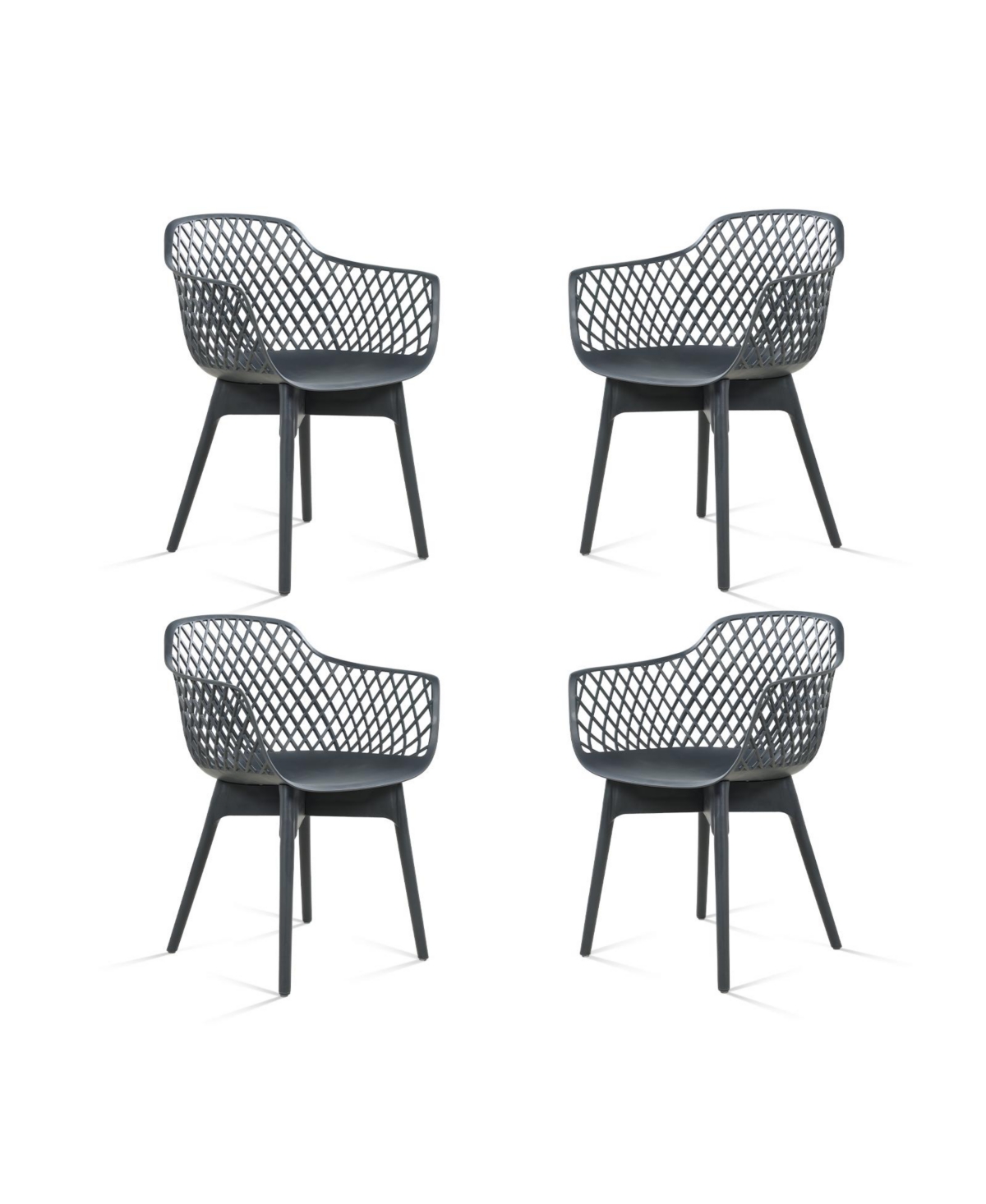 Click here for Aoodor Modern Dining Chairs Set of 4  Weather-Resi... prices