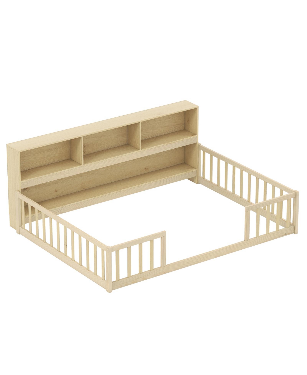 Click here for Slickblue Full Size Kids Floor Bed with Integrated... prices