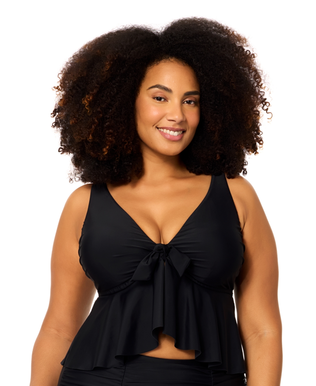 Click here for Raisins Curve Plus Size Underwire Topanga Ruffled... prices