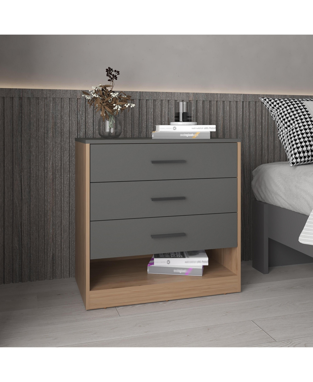Click here for flynama Modern 6 Drawer Dresser Engineered Wood Ca... prices